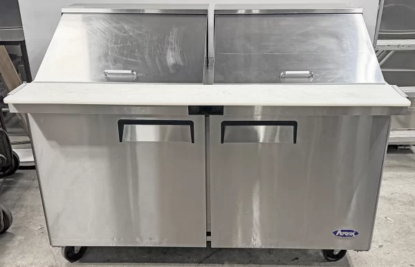 Atosa MSF8307GR 60" 2 Door Mega Sandwich Prep Unit Table - Kitchen Guys