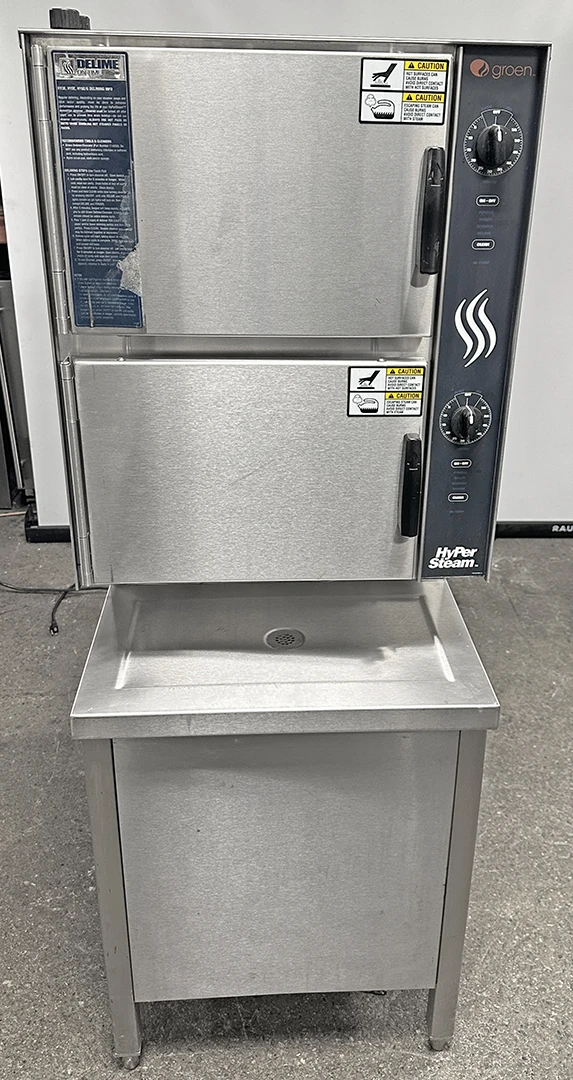 Groen HY-6G Hyper Steamer Six Pan Convection Steamer Cabinet, Natural ...