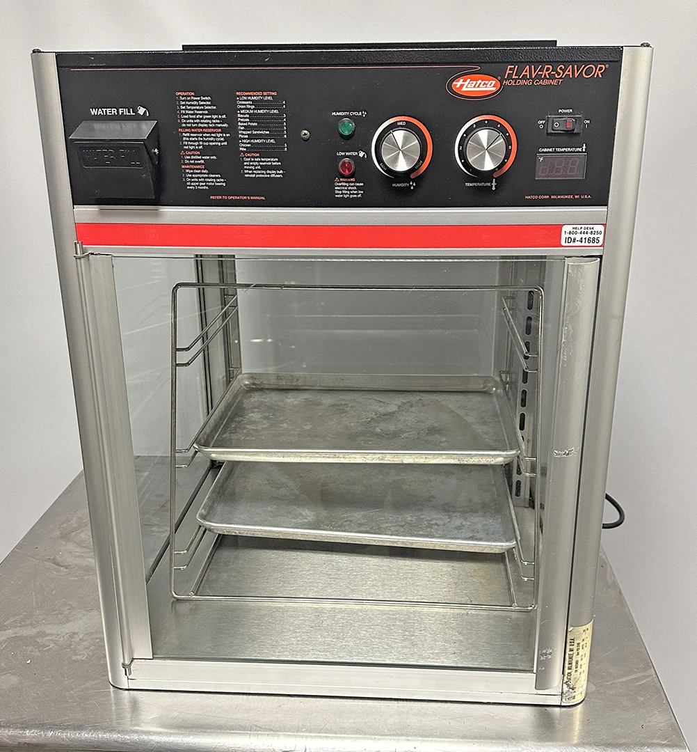 Hatco FSD-2X Flav-R-Savor Humidified Two Door Holding Display Cabinet 3 ...