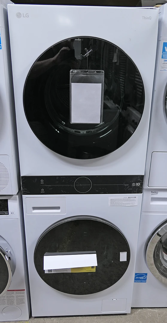 LG WKHC152HWA 24" Smart Electric Ventless Wash Tower - Kitchen Guys