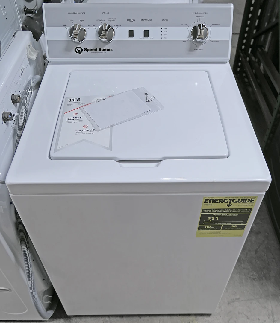 Speed Queen TC5003WN 26" Top Load Washer with 3.2 cu ft Capacity ...