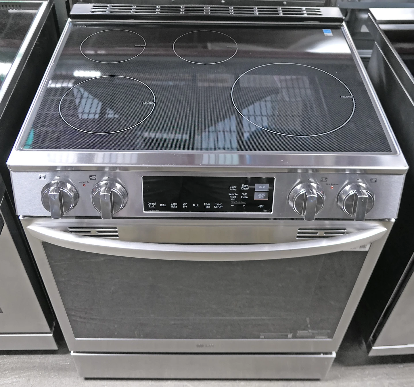 LG LSIL6334FE 30" Smart Slide-In Induction Range - Kitchen Guys