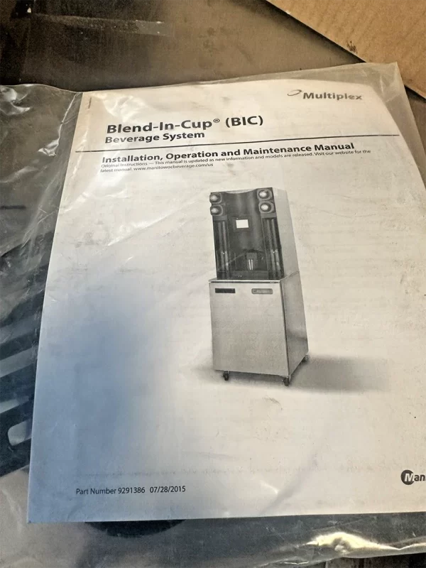 Manitowoc Multiplex - Blend In Cup Workstation MB-8-1 Shake Machine ...